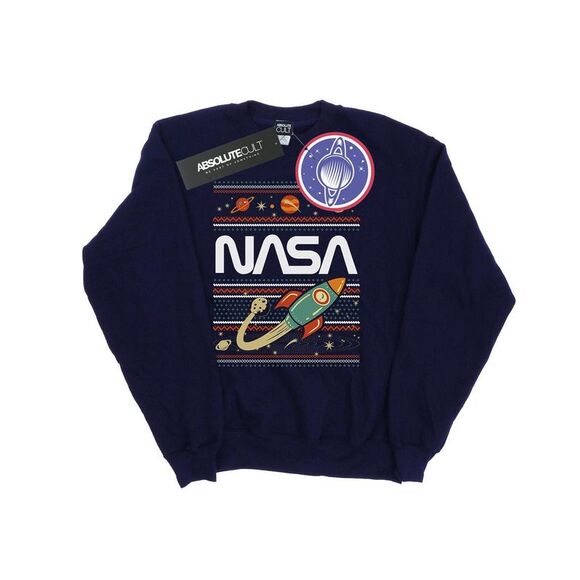Nasa | Shirts & Tops | Nasa Boys Fair Isle Sweatshirt Navy Blue | Poshmark
